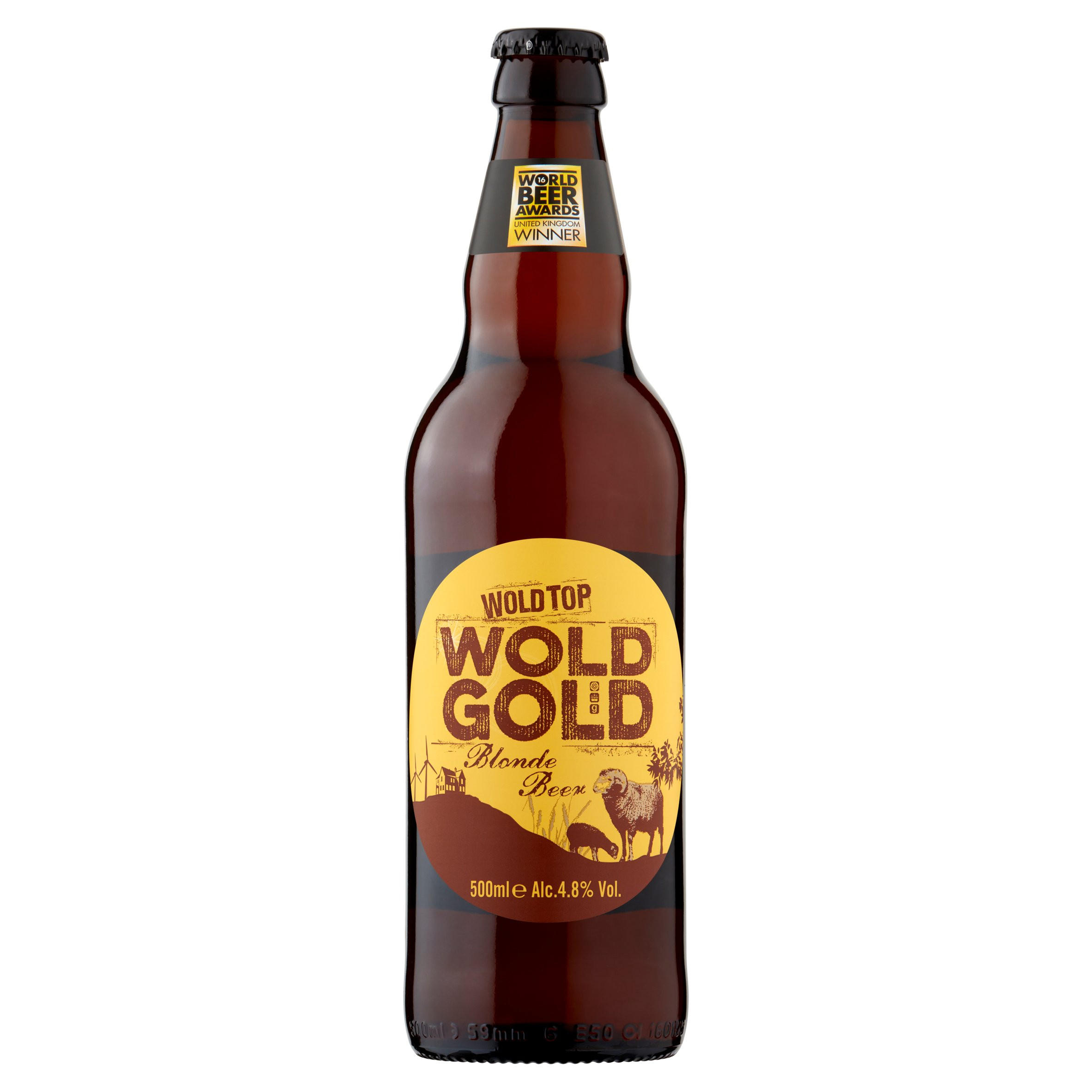 Wold Top Wold Gold Blonde Beer 500ml | Beer | Iceland Foods